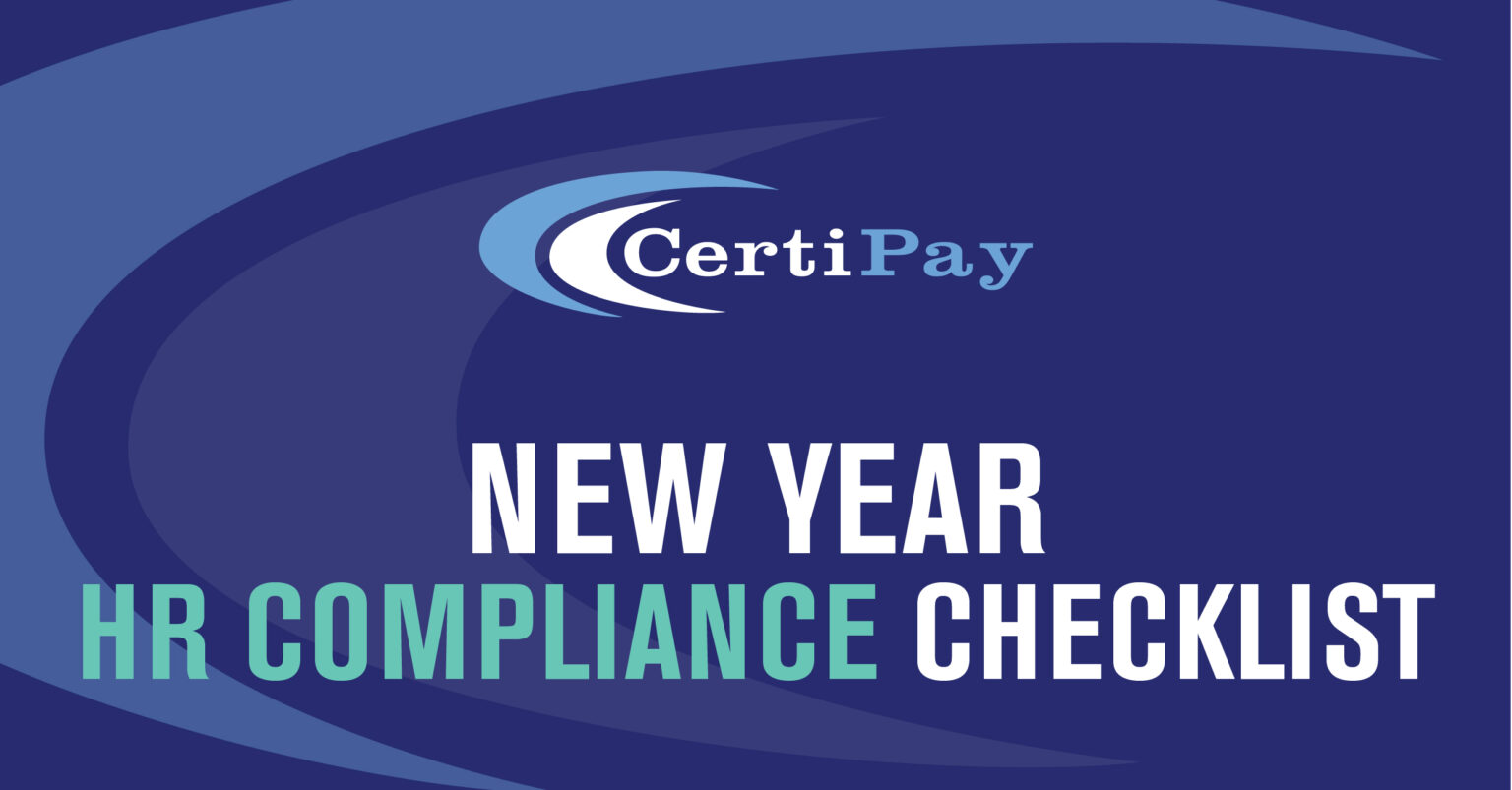 New Year HR Checklist - CertiPay